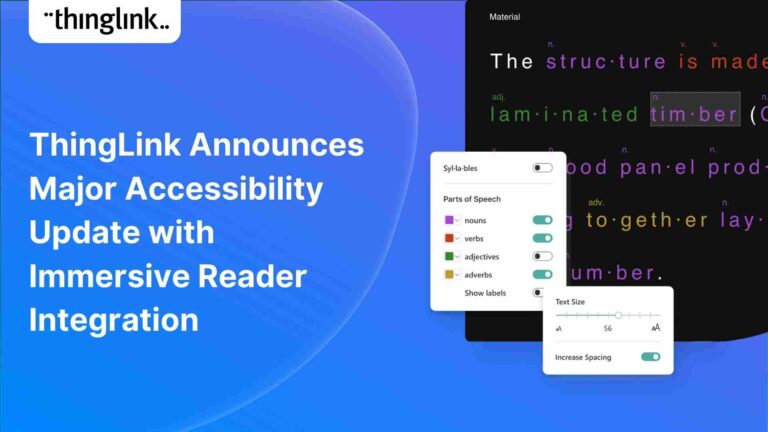 ThingLink Announces Major Accessibility Update with Immersive Reader ...